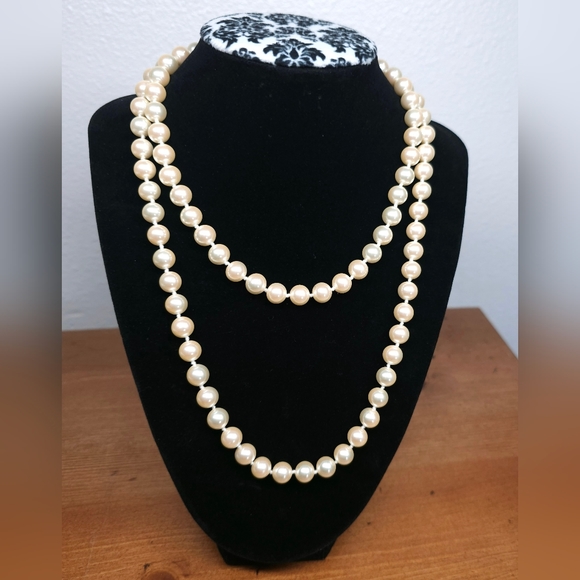 Marvella | Jewelry | Vintage Classic Marvella Champagne Knotted Glass ...